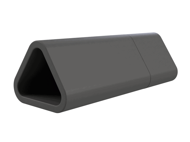 EZYCAVE - TRIANGLE | GREY - Bespoke Aquariums