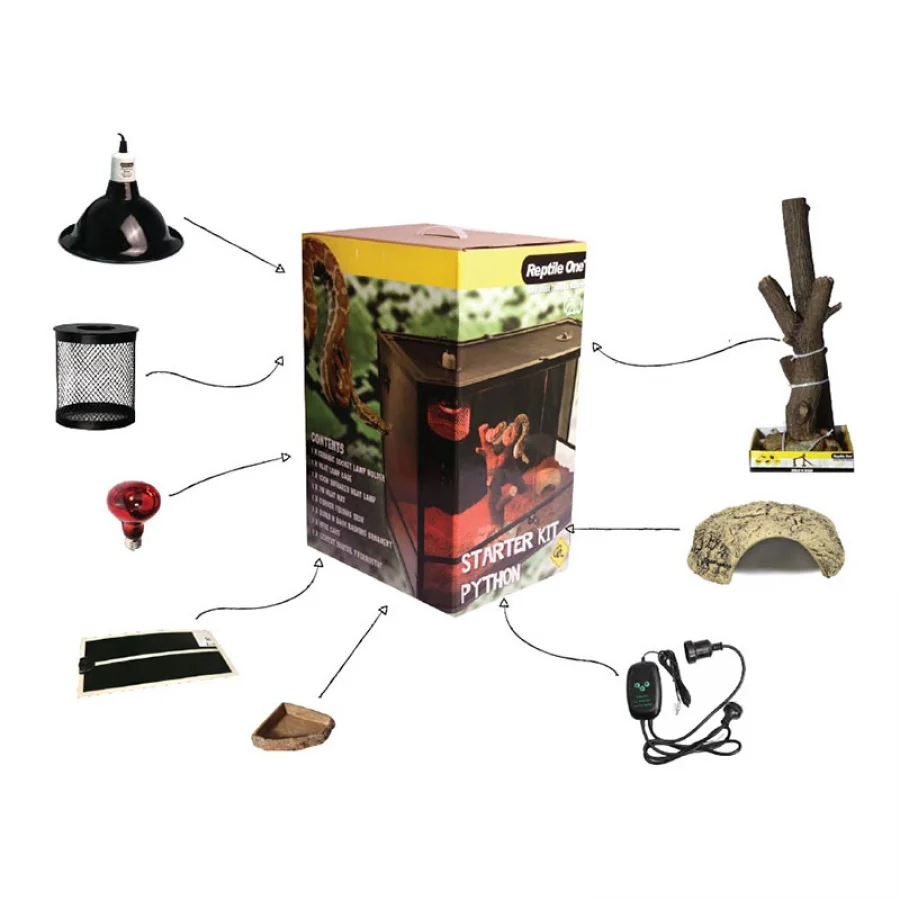 Reptile One Python Starter Kit Accessory Pack In A Box - Bespoke Aquariums