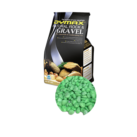 Dymax Lime Green Gravel 2kg - Bespoke Aquariums